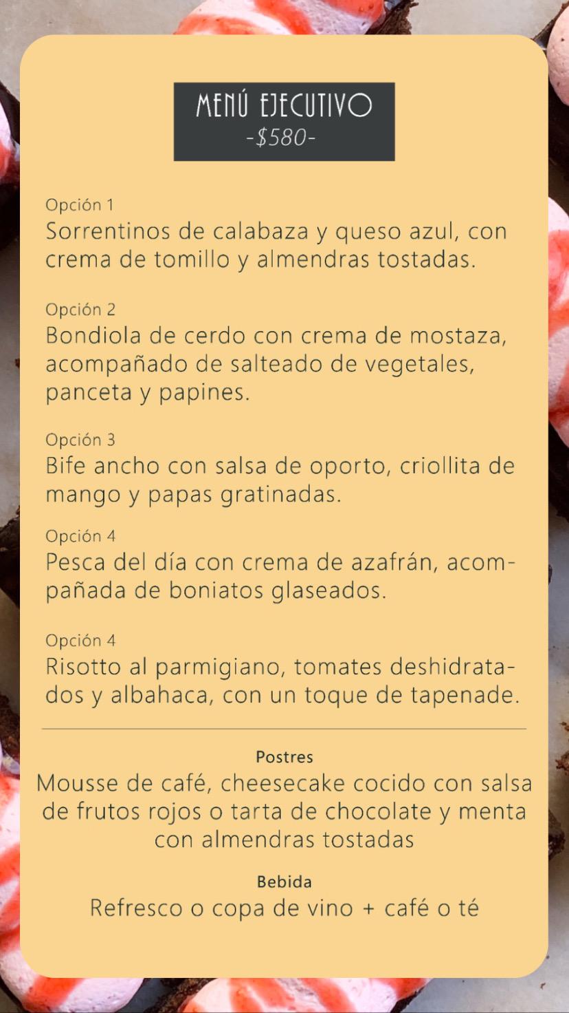 ¡Menú ejecutivo!: conocelo acá – La Sin Rival